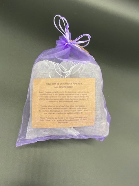 Alpaca POO Tea Bags – Wadecraft Farms
